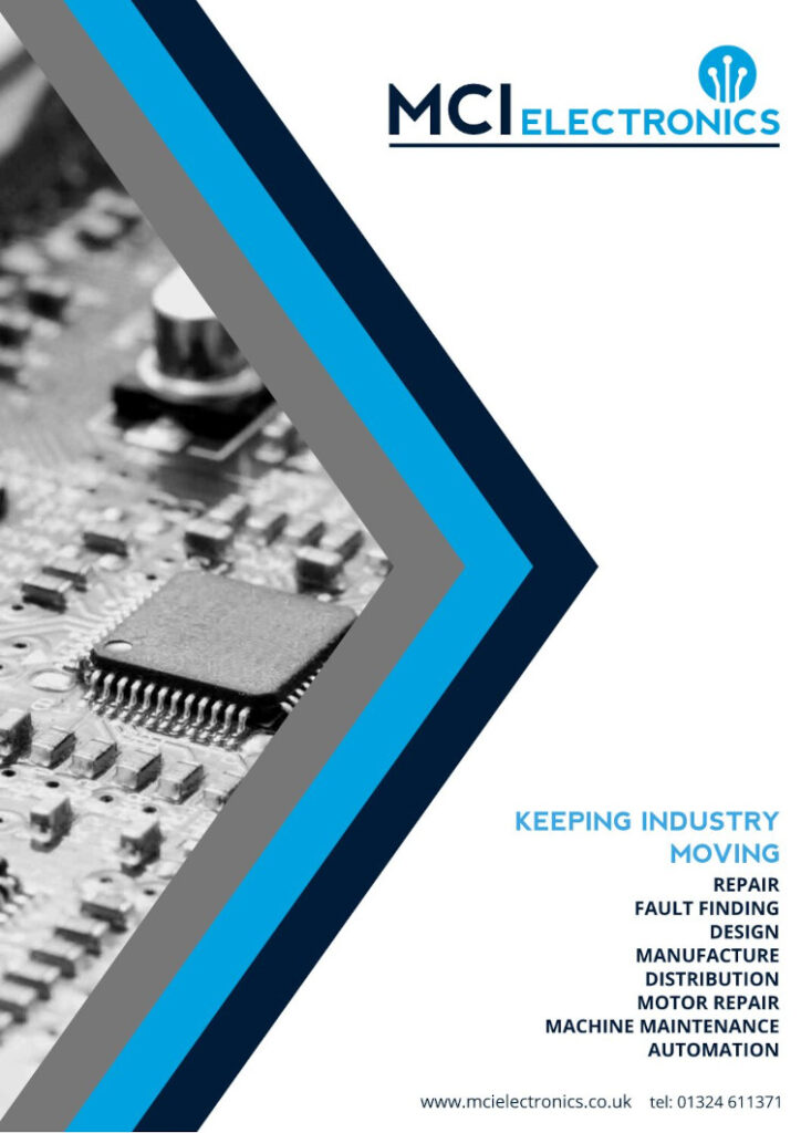 Cover page of MCI Electronics marketing brochure 2023 - MCI Electronics Ltd
